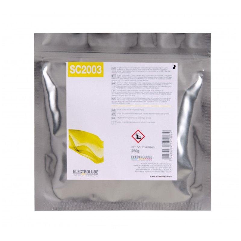 ELECTROLUBE SC2003 – THIXOTROPIC TWO PART SILICONE COMPOUND